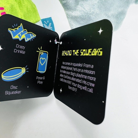 Barkbox | Dog | Bark Box Large Arf Alien Retriever Friend Plush Dog Toy ...